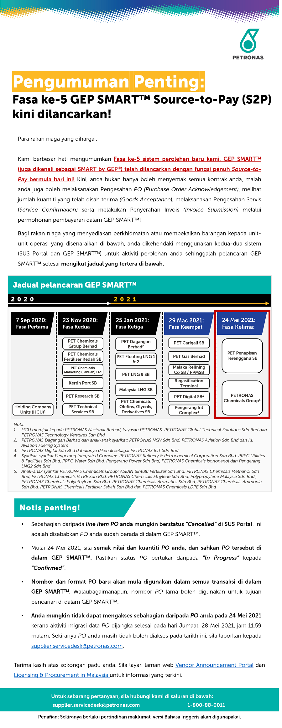 The Full Source-to-Pay (S2P) Modules of Our GEP SMART™ Platform for Release 5 OPUs is Now Live ...